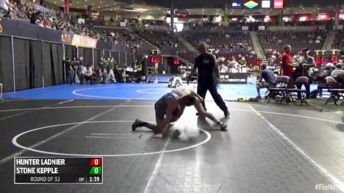 138 Round of 32 - Hunter Ladnier, St. Edward vs Stone Kepple, Kepple ...