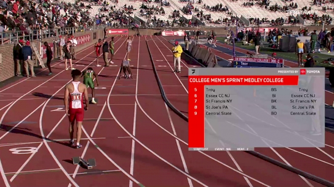 Men's Sprint Medley Relay College, Finals 2