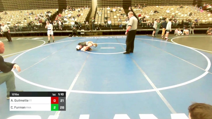 121 lbs Rr Rnd 9 - Ava Guilmette, TNT Tugman vs Carter Furman ...
