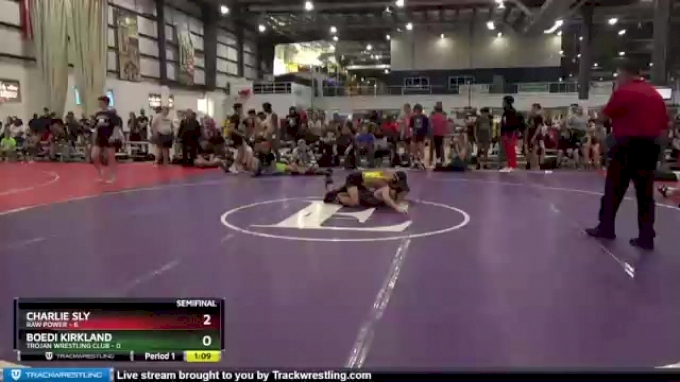 113 lbs Semis (4 Team) - Boedi Kirkland, TROJAN WRESTLING CLUB vs ...