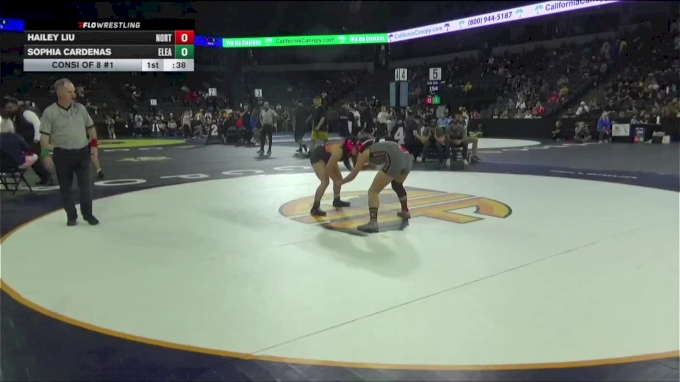 135 lbs Consi Of 8 #1 - Hailey Liu, Northgate (NC) vs Sophia Cardenas ...