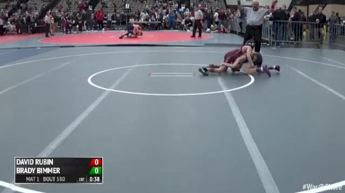 77-J Consi of 8 #1 - Brady Bimmer, Wrecking Crew vs David Rubin, Matawan