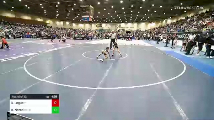 64 lbs Round Of 32 - Colin Logue, Turks Head vs Ryan Nored, Wasco Wrestling