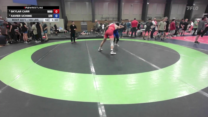 165 lbs Consolation - Skylar Carr, Woodland Wrestling vs Xavier Uchime ...