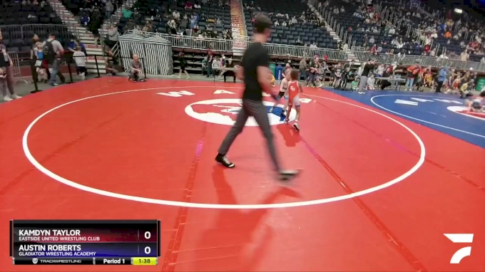 62 lbs Quarterfinal - Kamdyn Taylor, Eastside United Wrestling Club vs ...
