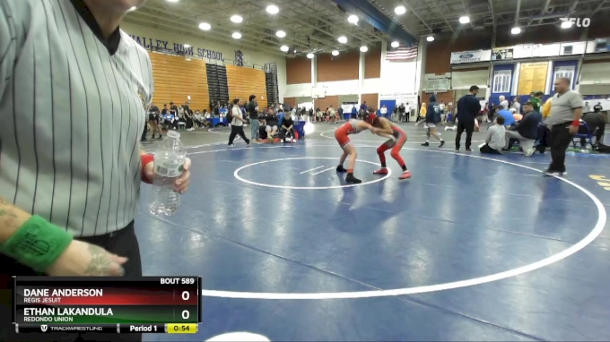 106 lbs Cons. Round 2 - Ethan Lakandula, Redondo Union vs Dane Anderson ...