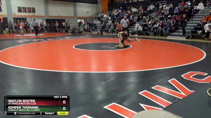 N-1 lbs Cons. Semi - Waylon Roster, VS Viking Wrestling Club vs Kemper ...