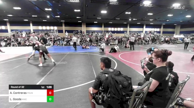 132 lbs Round Of 32 - Aaron Contreras, Pounders WC vs Logan Goode ...