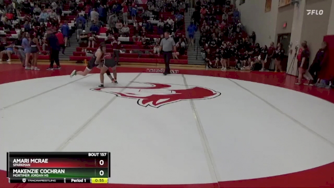 132 lbs Cons. Round 3 - Makenzie Cochran, Mortimer Jordan HS vs Amari Mcrae, Sparkman