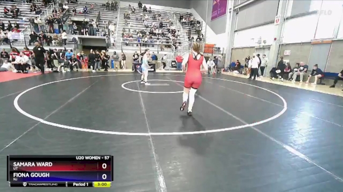 57 lbs Champ. Round 1 - Samara Ward, UT vs Fiona Gough, NJ