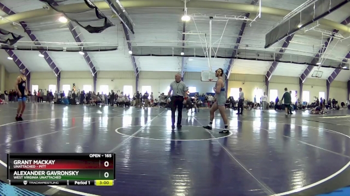 165 lbs Quarterfinal - Grant MacKay, Unattached - Pitt vs Alexander ...