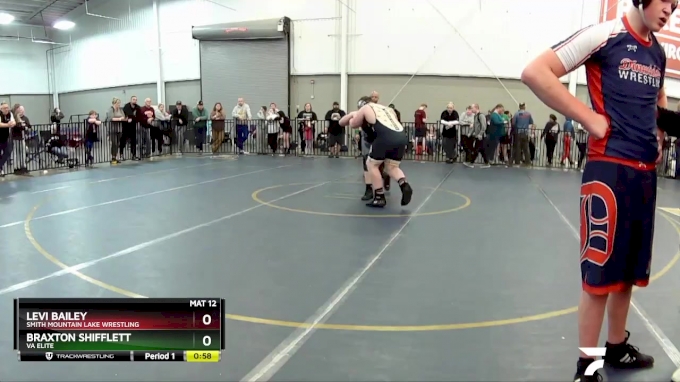 250 lbs 1st Place Match - Braxton Shifflett, VA Elite vs Levi Bailey ...