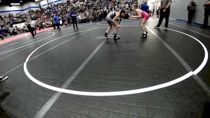 80 lbs Consolation - Adyson Wagner, Choctaw Ironman Youth Wrestling vs ...