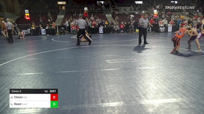 135 lbs Consy 2 - Judd Clelan, Big Spring vs Logan Reed, Central Columbia