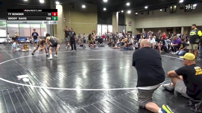 116 lbs Round 5 (6 Team) - Ty Bowser, Tasmanian Devils vs Brody Davis ...