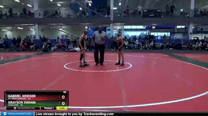 95 lbs Round 2 (4 Team) - Gabriel Krieger, St. Paris Graham vs Grayson ...