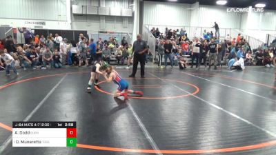 Quarterfinal - Ayden Dodd, Burnett Trained WC vs Domenic Munaretto ...