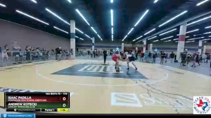 170 lbs Quarterfinal - Isaac Padilla, Montwood High School Wrestling vs ...