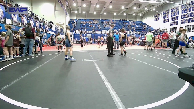 110 lbs Rr Rnd 4 - Dustyn Fletcher, Choctaw Ironman Youth Wrestling vs ...