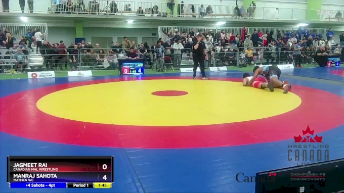 100kg Round 2 - Jagmeet Rai, Canadian Mal Wrestling vs Manraj Sahota ...