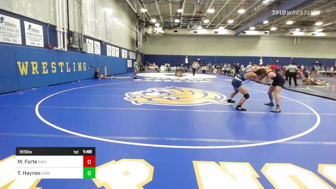 165 lbs Consi Of 16 #2 - Michael Forte, Roger Williams vs Tyler Haynes ...
