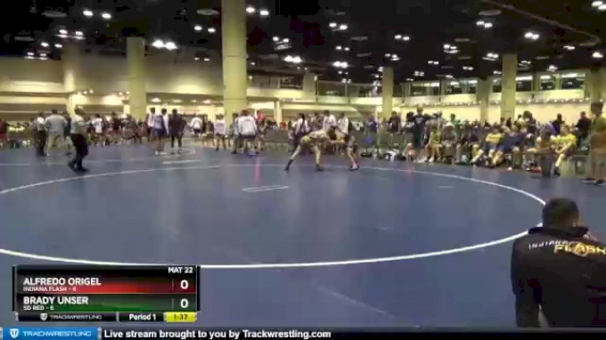 120 lbs Round 8 (10 Team) - Brady Unser, SD Red vs Alfredo Origel ...