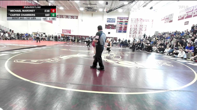 157 lbs Final - Michael Maroney, St Joseph vs Carter Chambers, Canton