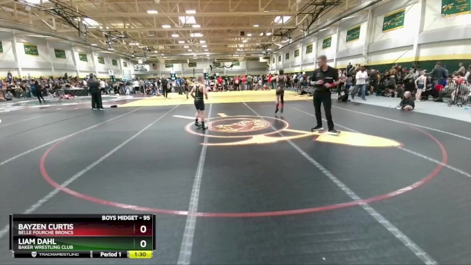 95 lbs Round 1 - Liam Dahl, Baker Wrestling Club vs Bayzen Curtis ...