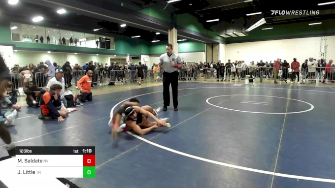 126 lbs Round Of 64 - Manual Saldate, NV vs Jarvis Little, TN