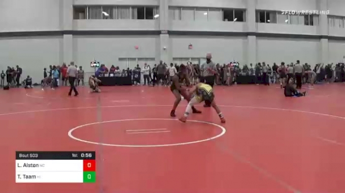 120 lbs Consolation - Lorenzo Alston, NC vs Tyger Taam, HI