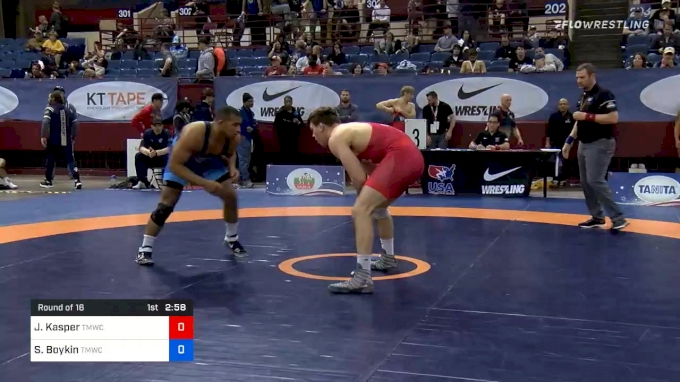97 kg Prelims - Jacob Kasper, Titan Mercury Wrestling Club vs Scottie ...