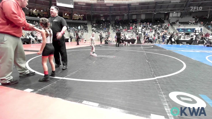 46 lbs Semifinal - Ellie Cisneroz, Powerhouse Wrestling Club vs Kaizley ...
