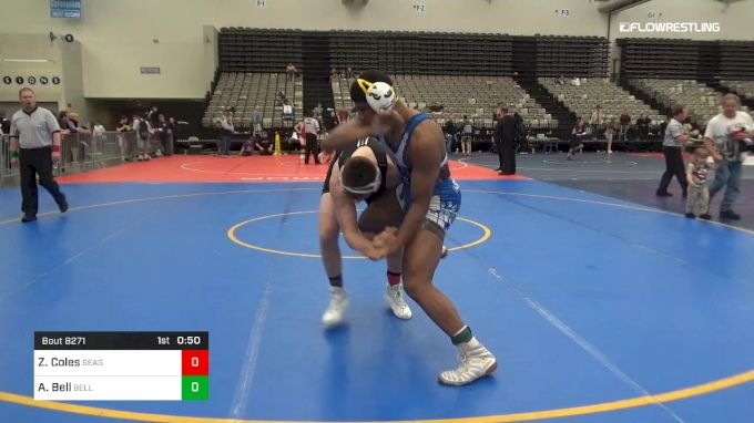 197 lbs 2nd Place - Zane Coles, Seagull WC vs Azeem Bell, Team Bell