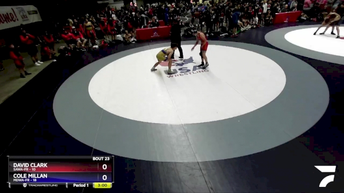 130 lbs Placement - David Clark, SAWA-FR vs Cole Millan, MDWA-FR