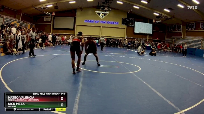 149 lbs Cons. Round 1 - Mateo Valencia, Arizona Christian University vs ...