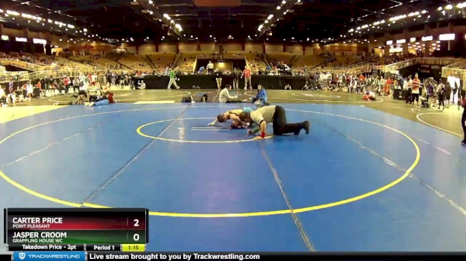 110 lbs 1st Place Match - Carter Price, Point Pleasant vs Jasper Croom ...