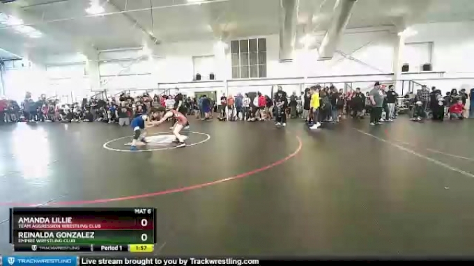 105-112 lbs Semifinal - Amanda Lillie, Team Aggression Wrestling Club ...