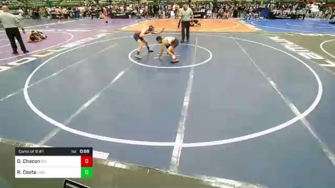 95 lbs Consi Of 8 #1 - David Chacon, RedWave Wrestling vs Raven Costa ...