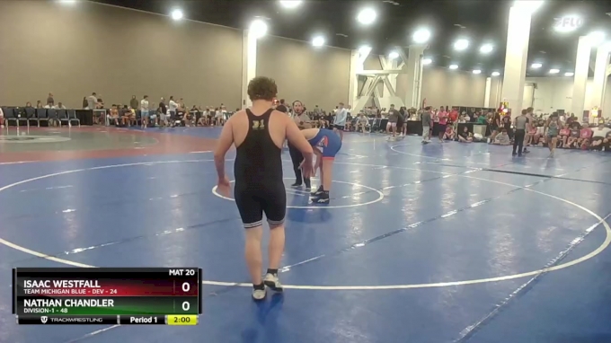 215 lbs Round 2 (16 Team) - Nathan Chandler, Division-1 vs Isaac ...