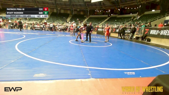 125 lbs 2nd Place - Patrick Pina III, Tuscon Cyclones vs Ryatt Rodden ...