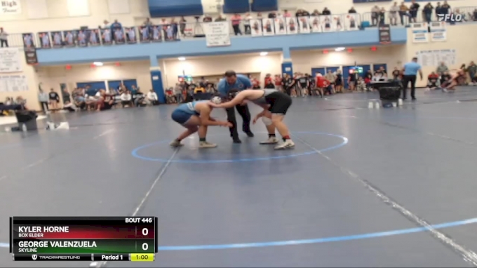 195 lbs Cons. Round 4 - Kyler Horne, Box Elder vs George Valenzuela ...