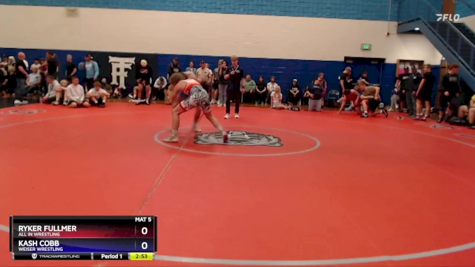 165 lbs Semifinal - Ryker Fullmer, All In Wrestling vs Kash Cobb ...