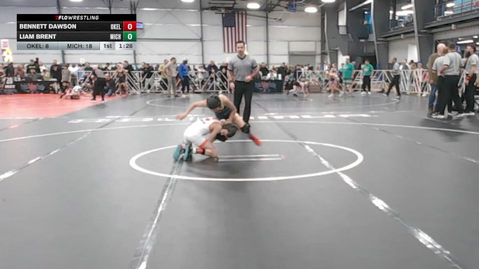 72 lbs Round 1 - 9:00am Saturday - Bennett Dawson, Oklahoma Elite vs ...