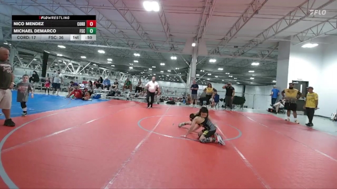 95 lbs Round 2 (6 Team) - Michael DeMarco, Florida Scorpions vs Nico ...