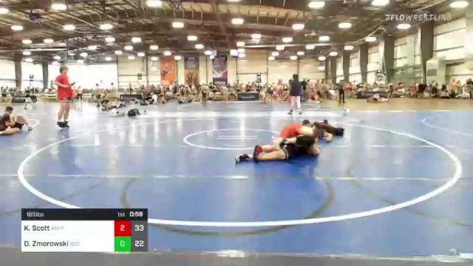 165 lbs Rr Rnd 3 - Kyle Scott, 4M Power vs Danny Zmorowski, Team 922