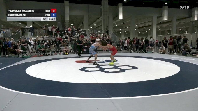 65 lbs Champ. Round 5 - Smokey McClure, Brunson UVRTC vs Luke Stanich ...