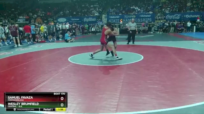 D 1 126 lbs Champ. Round 2 - Wesley Brumfield, Central - B.R. vs Samuel ...