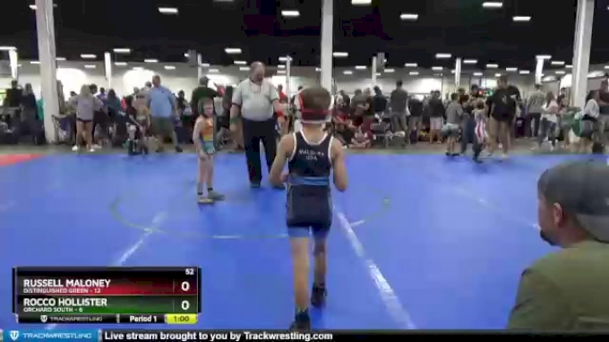 52 lbs Round 3 (10 Team) - Rocco Hollister, Orchard South vs Russell ...