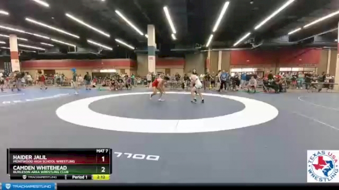145 lbs Cons. Round 2 - Haider Jalil, Montwood High School Wrestling vs Camden Whitehead ...