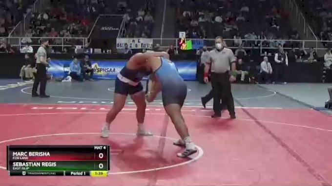 I-285 lbs Champ. Round 2 - Sebastian Regis, East Islip vs Marc Berisha ...